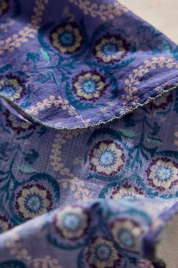 ELIZABETH GILLETT Suzani Skny Cotton Bandana