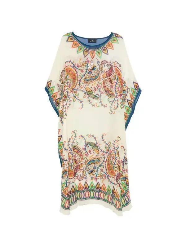 Etro Paisley Printed Kaftan