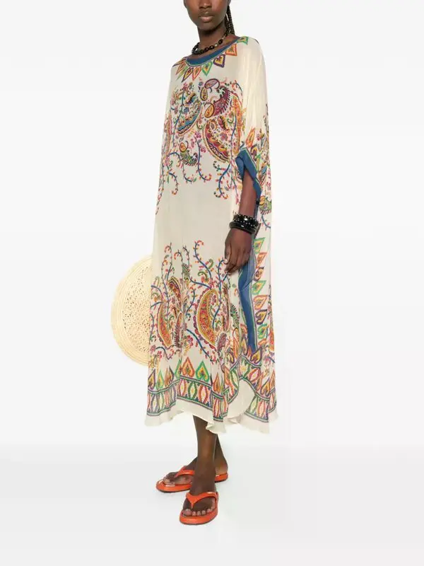 Etro Paisley Printed Kaftan