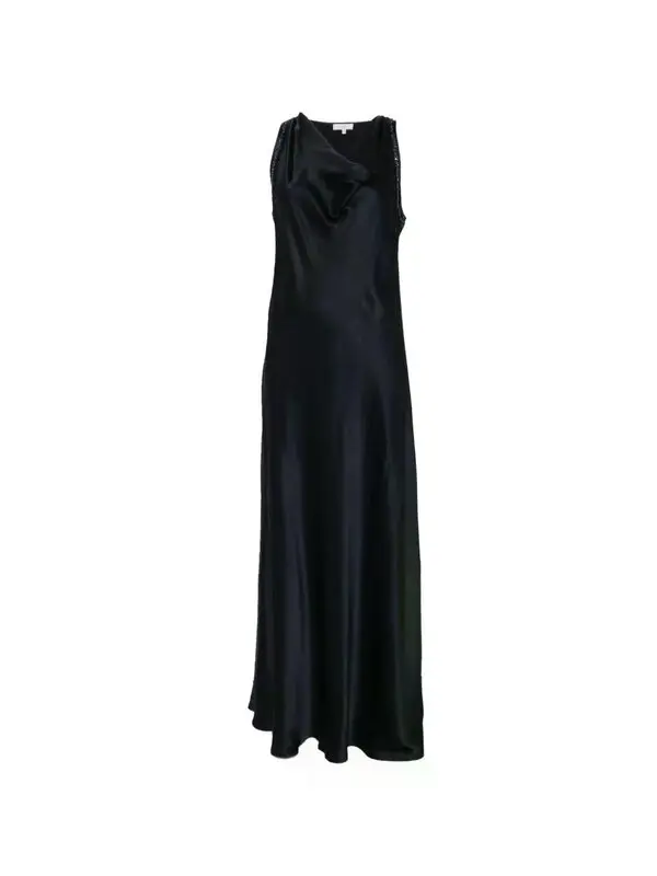 Antonelli Firenze Embellished Cowl-neck Maxi Dress - Black