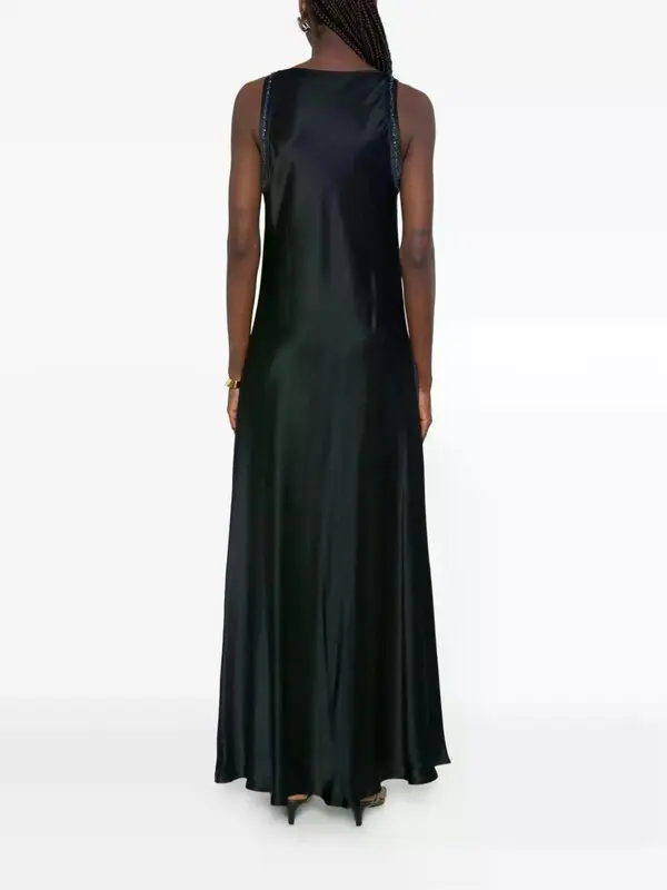 Antonelli Firenze Embellished Cowl-neck Maxi Dress - Black