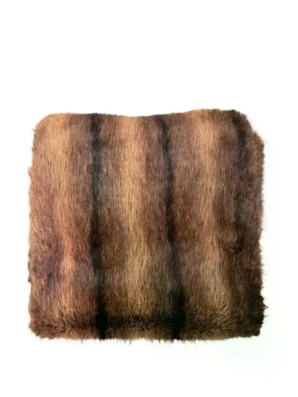 BLANCA VITA Faux-fur Stole - Brown