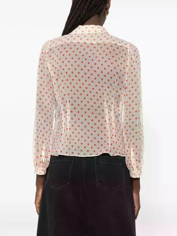 N°21 Polka-dot Sheer Top