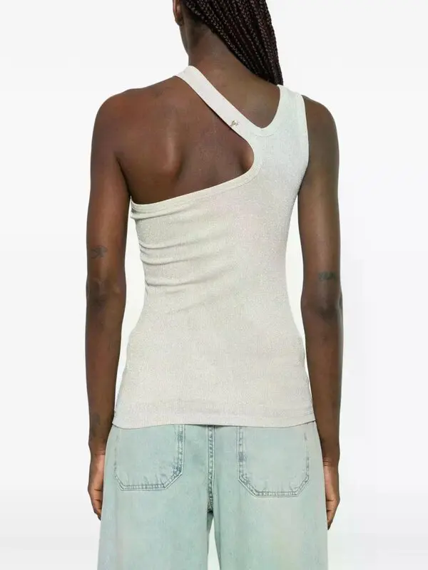 PHILIA LOFT Cut-out Ribbed Knit Top