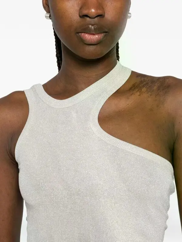 PHILIA LOFT Cut-out Ribbed Knit Top