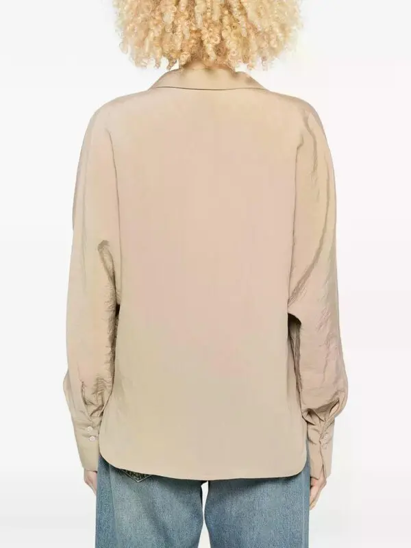 PHILIA LOFT Buttoned V-neck Shirt