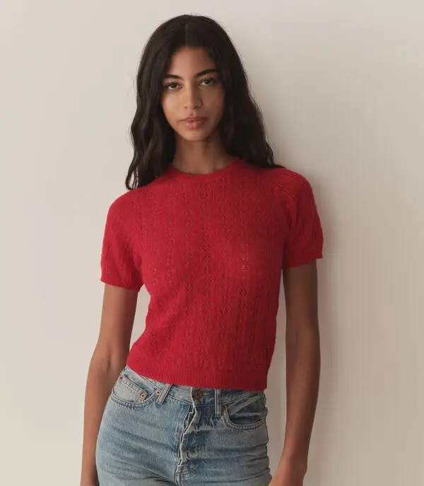 HMD Monica Sweater - Cherry Red