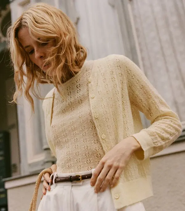 HMD Danae Pointelle Cardigan