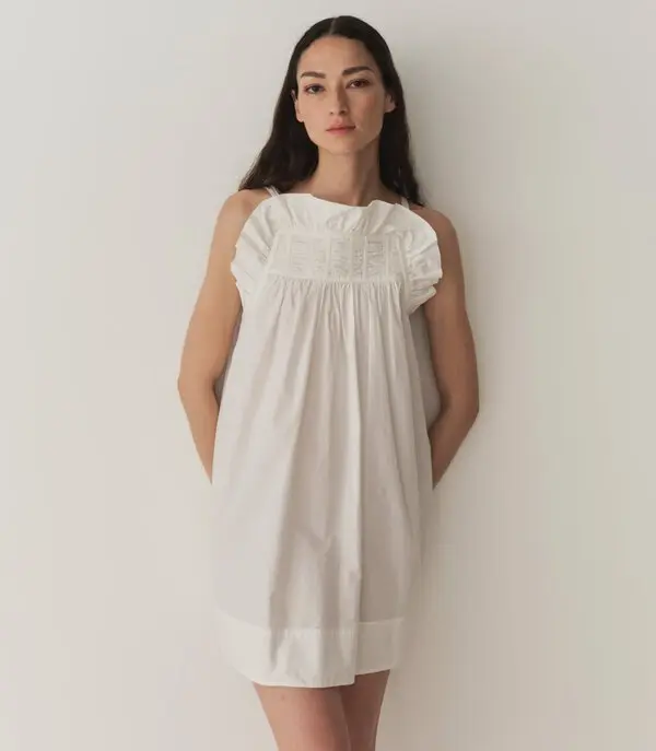 HMD Lynette Mini Dress - Salt