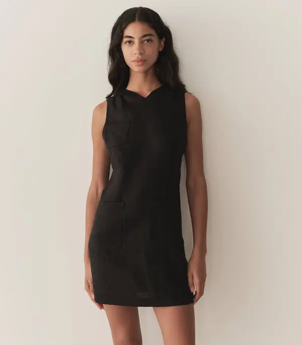 HMD Bennette Mini Shift Dress - Black