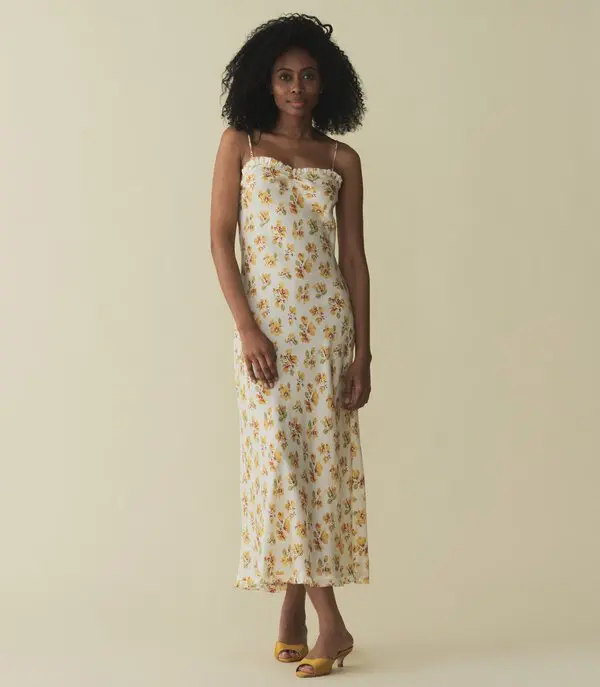 HMD Calsi Slip Dress - Amber Frolicking Floral