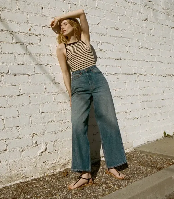 HMD Tatum Wide Leg Jean - Eze Wash