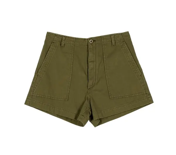 HMD Weslie Stonewashed Cotton Twill Shorts