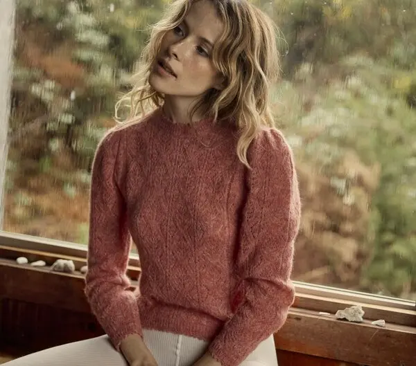 HMD Carmelina Pointelle Knit Sweater
