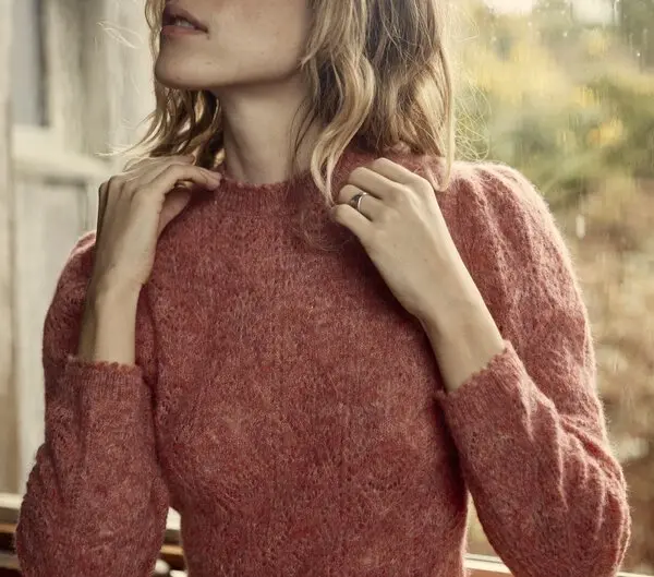 HMD Carmelina Pointelle Knit Sweater