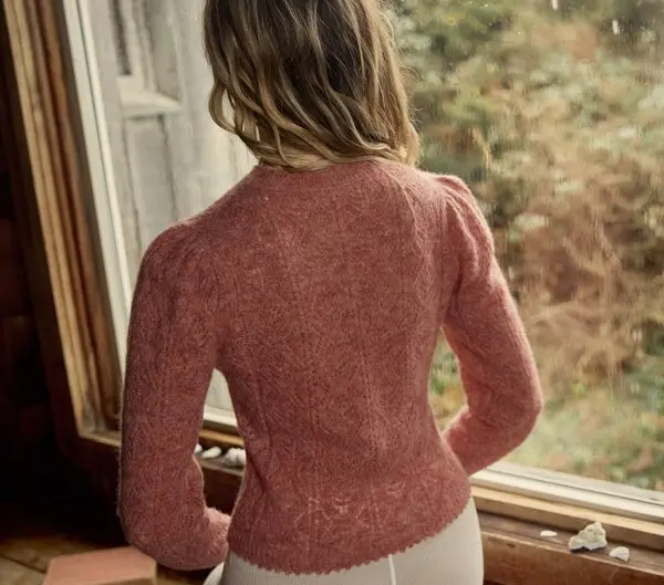 HMD Carmelina Pointelle Knit Sweater