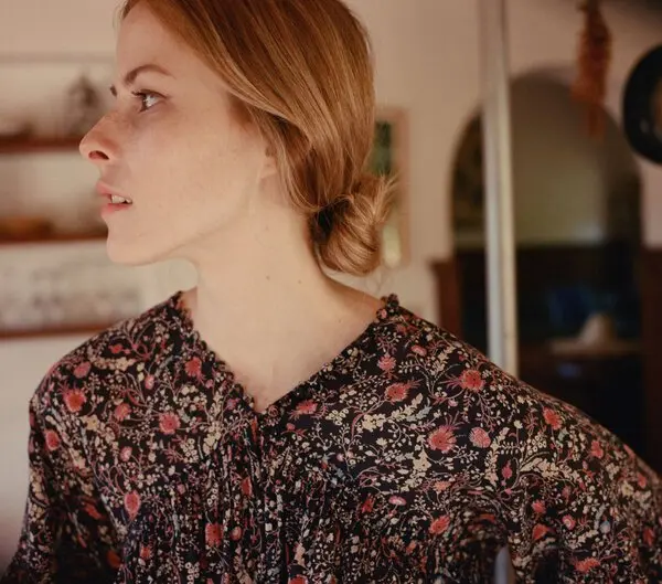 HMD Floral Print Thistle Top