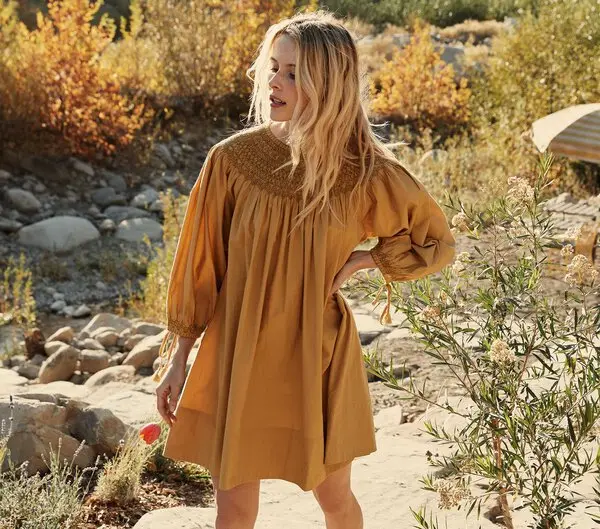HMD Theda Organic Cotton Poplin Dress