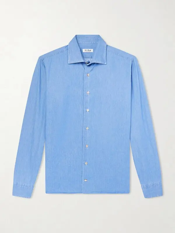 DE PETRILLO Cotton-chambray Shirt