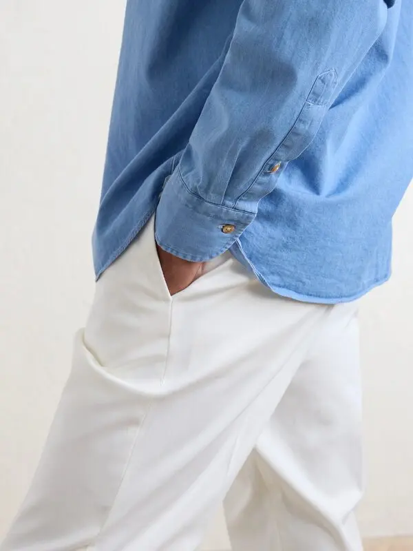 DE PETRILLO Cotton-chambray Shirt