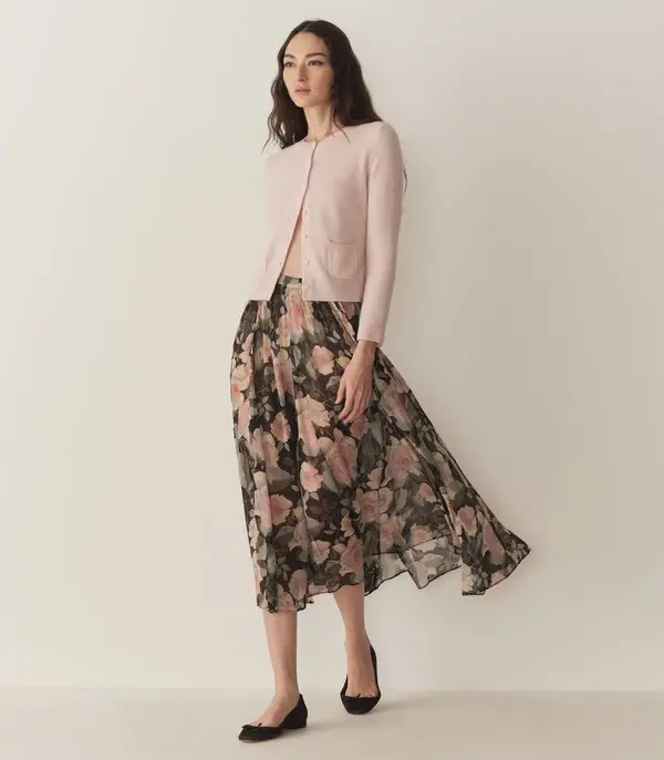 HMD Meadow Floral Skirt - Rose Garden Floral