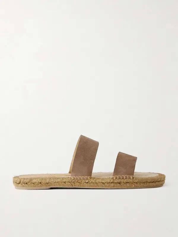CastaÑer Kenny Suede Sandals - Taupe