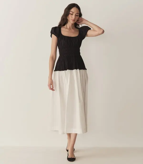 HMD Enya Dress - Black And Salt