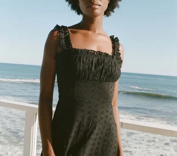 HMD Roma Floral Eyelet Dress