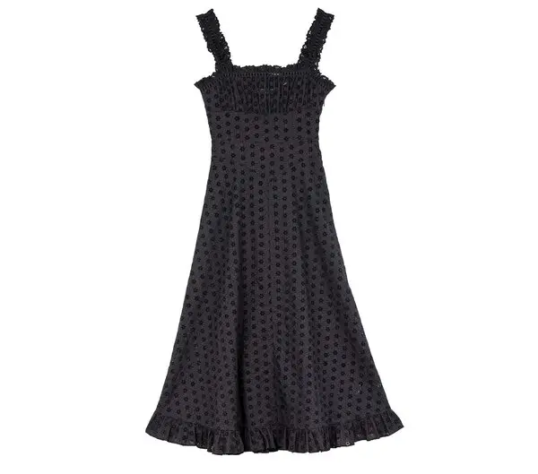 HMD Roma Floral Eyelet Dress