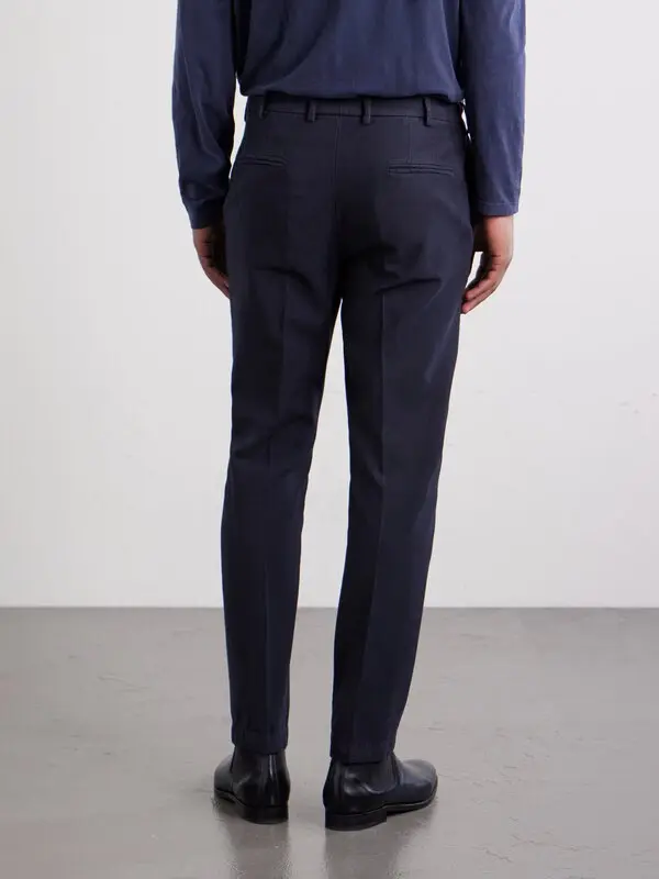 Thom Sweeney Straight-leg Cotton-blend Chinos