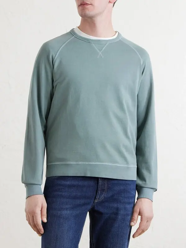 Hartford Cotton-jersey Crewneck Sweatshirt