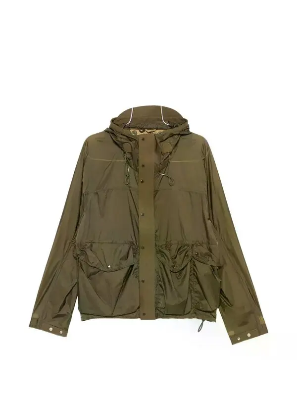 TEN C Skye Hooded Jacket - Green