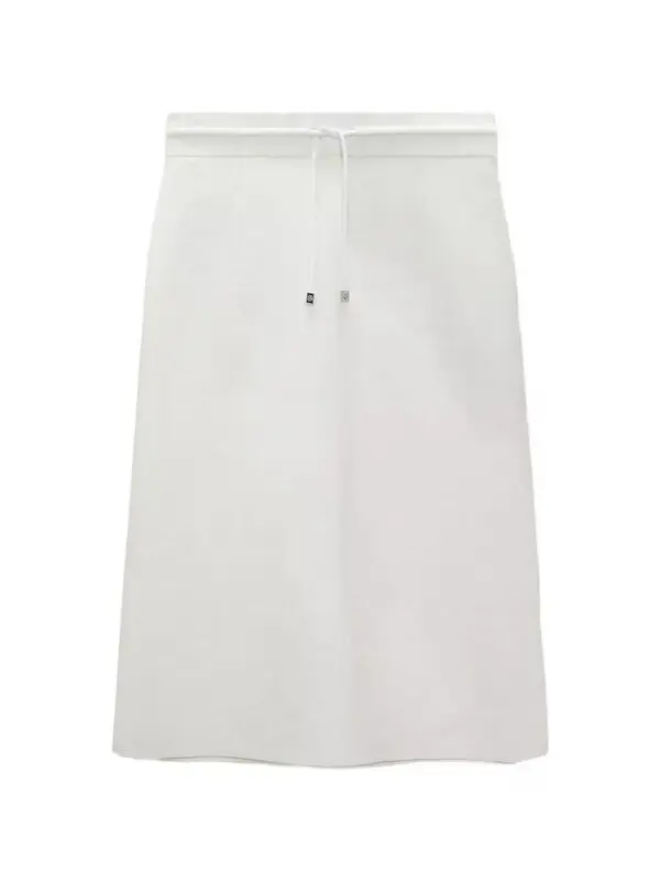 Dorothee Schumacher Drawstring Knitted Skirt - White