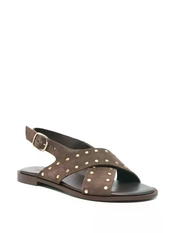 THERA'S Studded Criss-cross Sandals