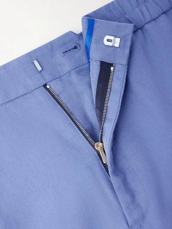 Paul Smith Straight-leg Cotton, Linen And Lyocell-blend Trousers