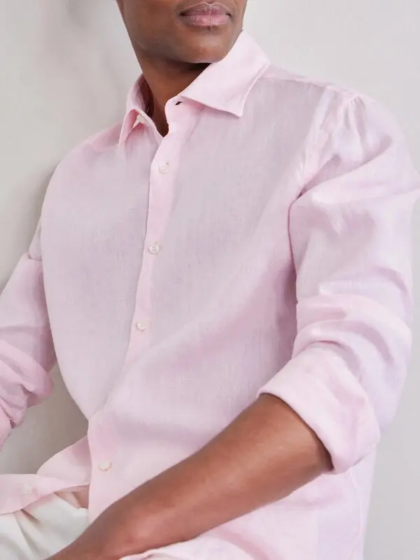SLOWEAR Linen Shirt - Pink