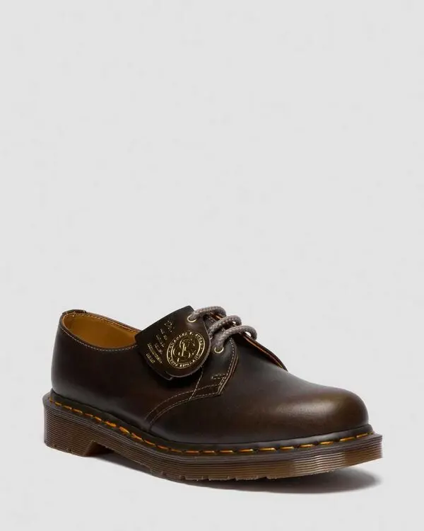 Dr. Martens 1461 Classic Calf Leather Shoes - Gray