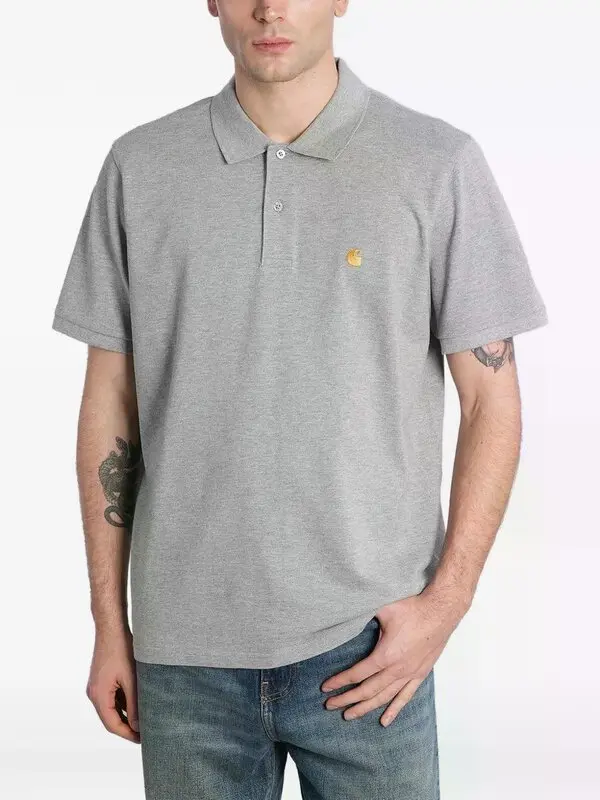 Carhartt Work In Progress S/s Chase Polo Shirt - Grey