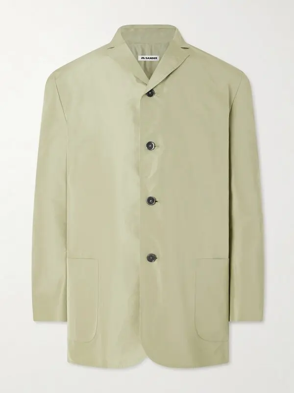 JIL SANDER Oversized Shell Jacket - Green