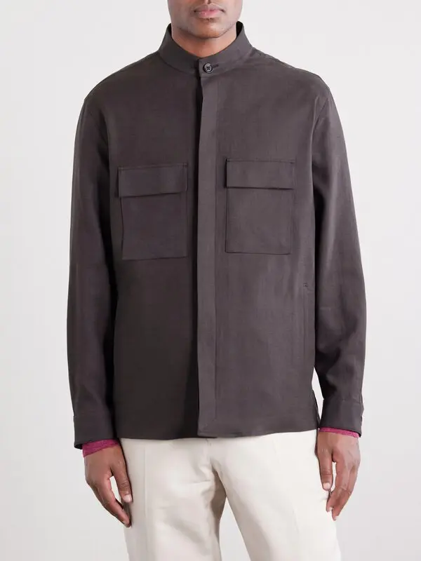 Zegna Linen Overshirt