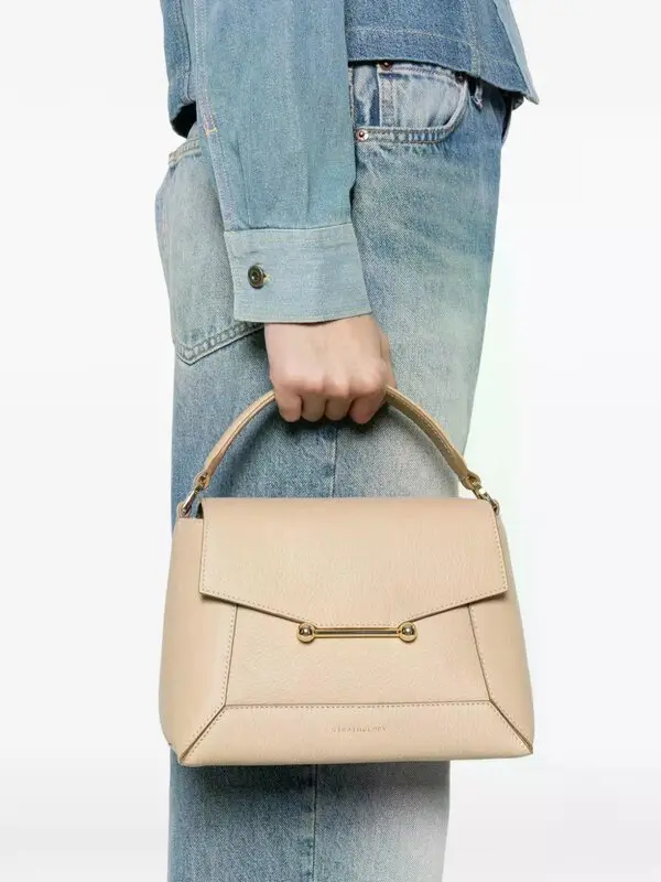 Strathberry Mosaic Logo-print Tote Bag - Neutrals
