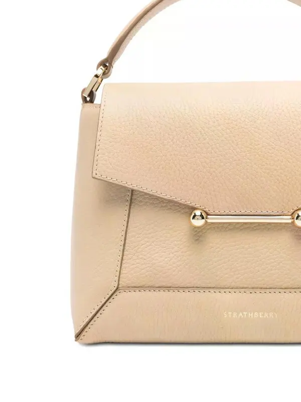 Strathberry Mosaic Logo-print Tote Bag - Neutrals