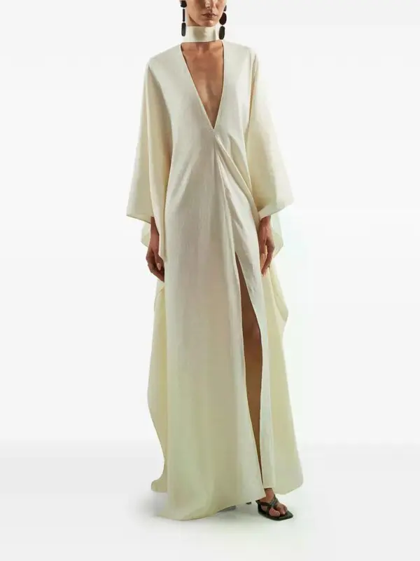 TALLER MARMO Ooo Kaftan Linen Dress