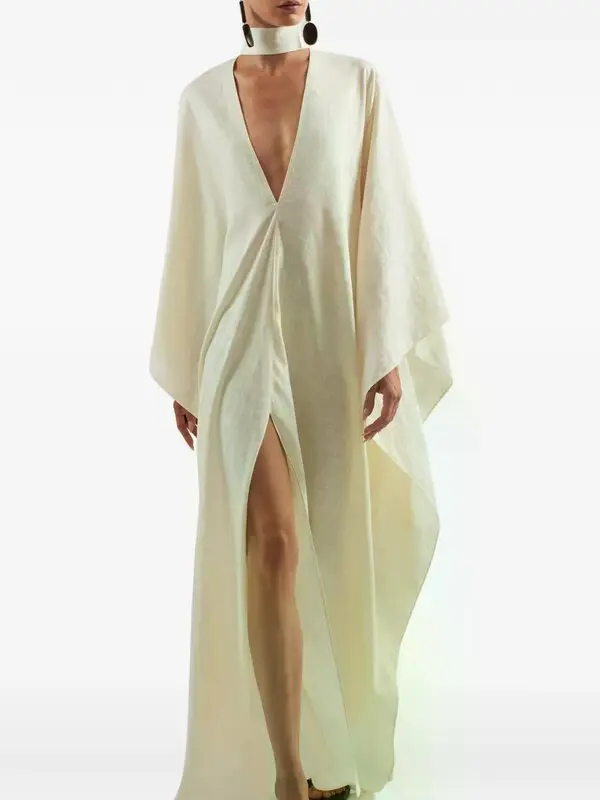 TALLER MARMO Ooo Kaftan Linen Dress