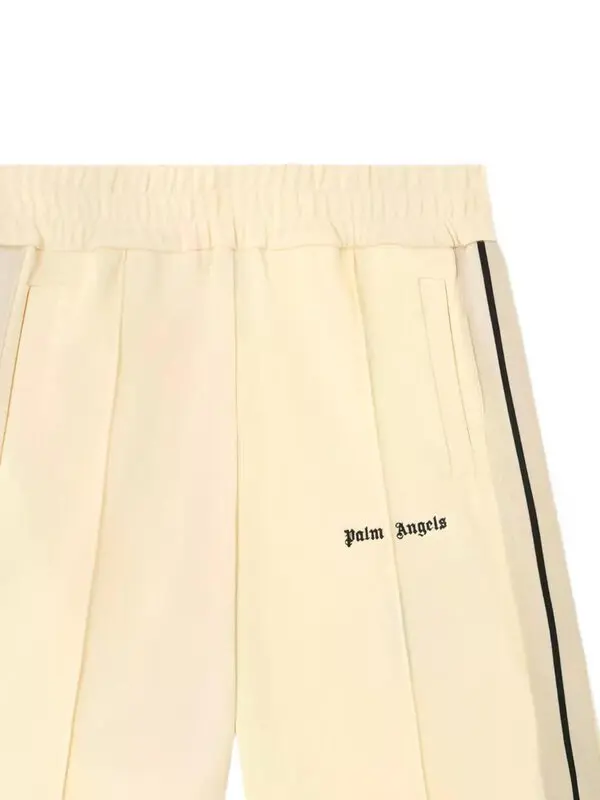 Palm Angels Elasticated-waistband Track Shorts - Neutrals