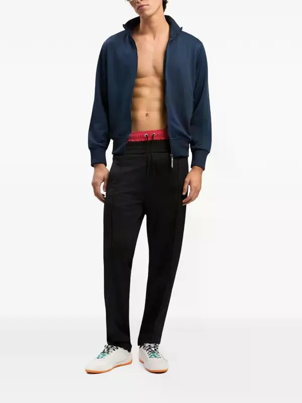 Palm Angels Curved Logo Jacket - Blue