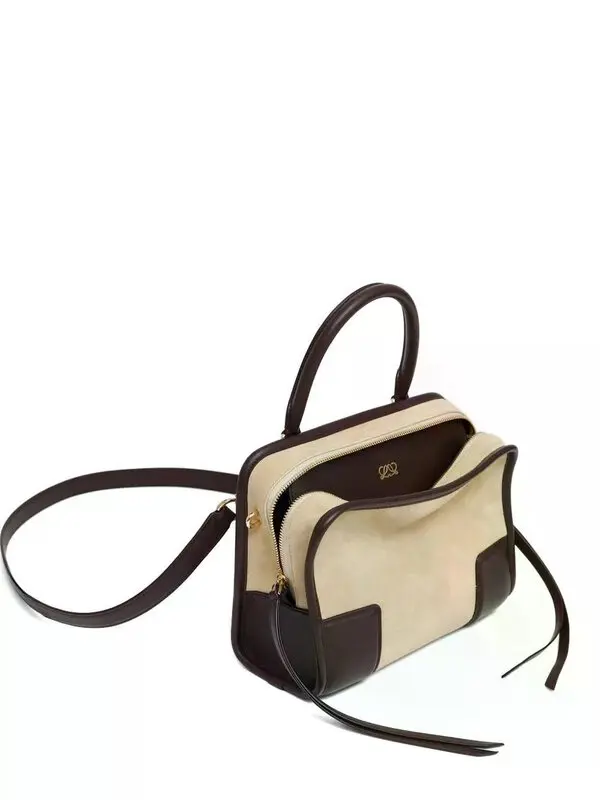Loewe Colourblock Top Handle Tote - Neutrals