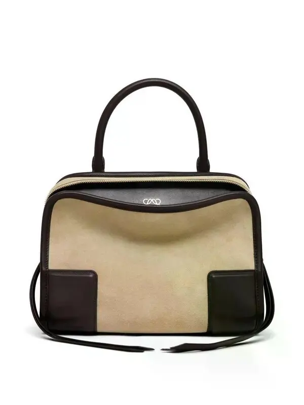Loewe Colourblock Top Handle Tote - Neutrals