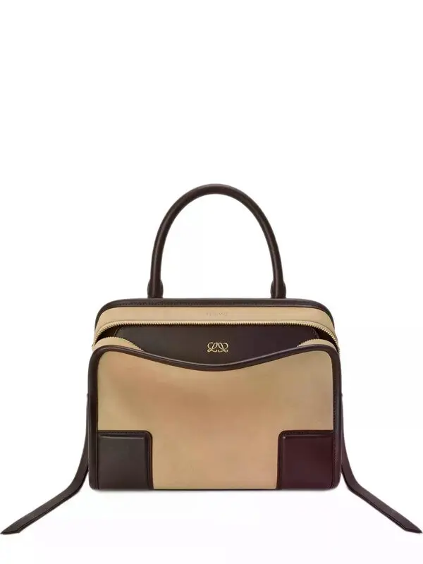 Loewe Colourblock Top Handle Tote - Neutrals