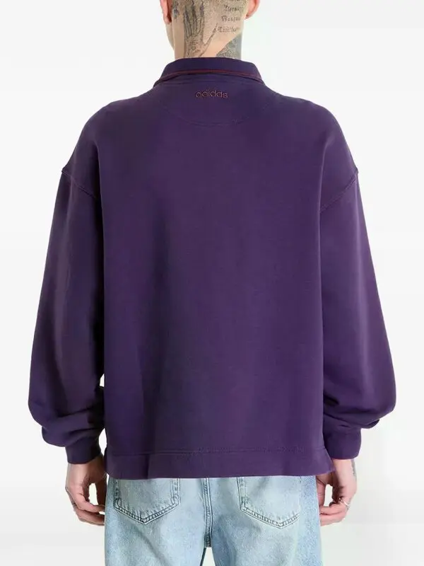 Adidas Half-zip Sweatshirt - Purple